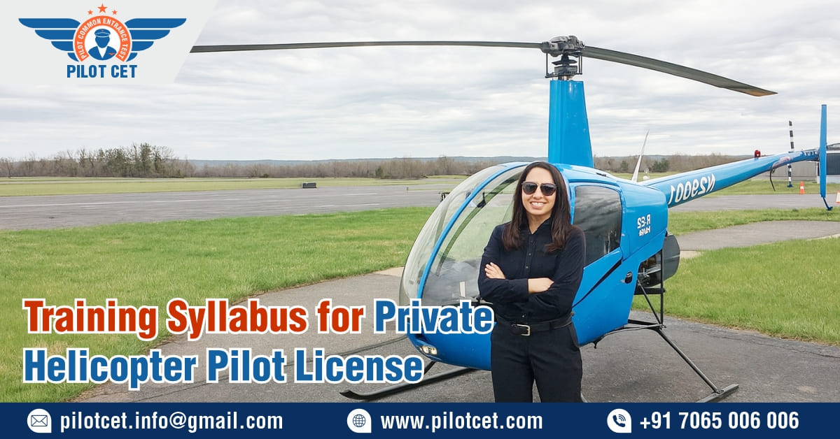 Training Syllabus for Private Helicopter Pilot License